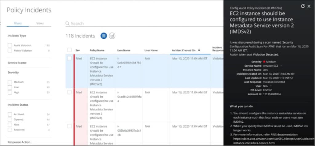 Instance Metadata Attacks (IMDA) - Skyhigh Security